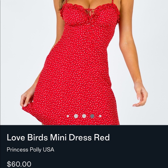 Princess Polly | Dresses | Princess Polly Love Birds Mini Dress | Poshmark